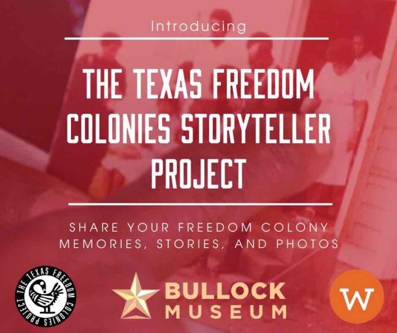Introducing The Texas Freedom Colonies Storyteller Project! - The Texas ...